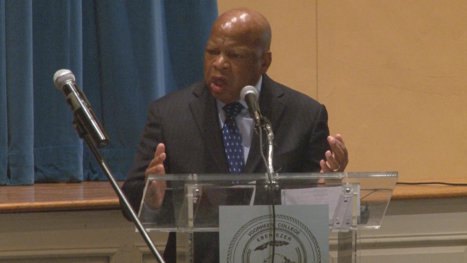 Congressman John Lewis Speaks at Voorhees College | wltx.com