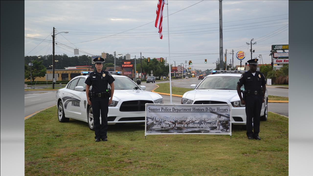 Sumter Police Pay Tribute to D-Day Anniversary | wltx.com