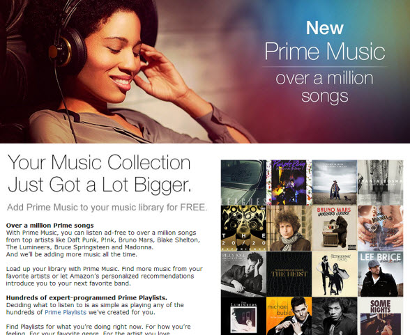 New Amazon Prime Benefit: Streaming Music | wltx.com