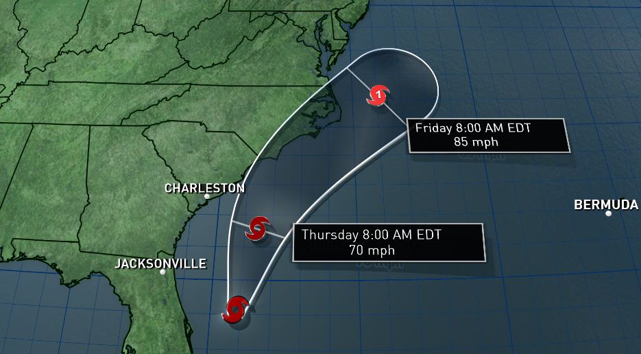 Tropical Storm Watch Along SC Coast | wltx.com