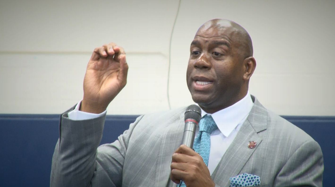 Magic Johnson: 'You Have To Work Hard' | wltx.com