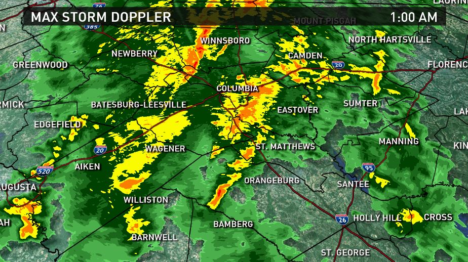 No Severe Weather, But Plenty of Rain | wltx.com