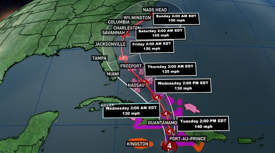 Hurricane Matthew's Track Shifts Even More To The West, Still A Threat ...