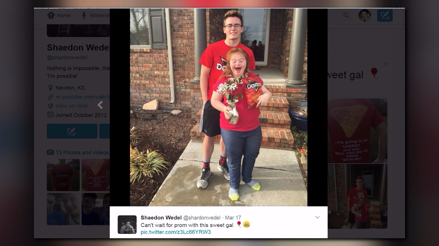 Teen's Cheesy "Promposal" to Girl with Down Syndrome Goes Viral | wltx.com