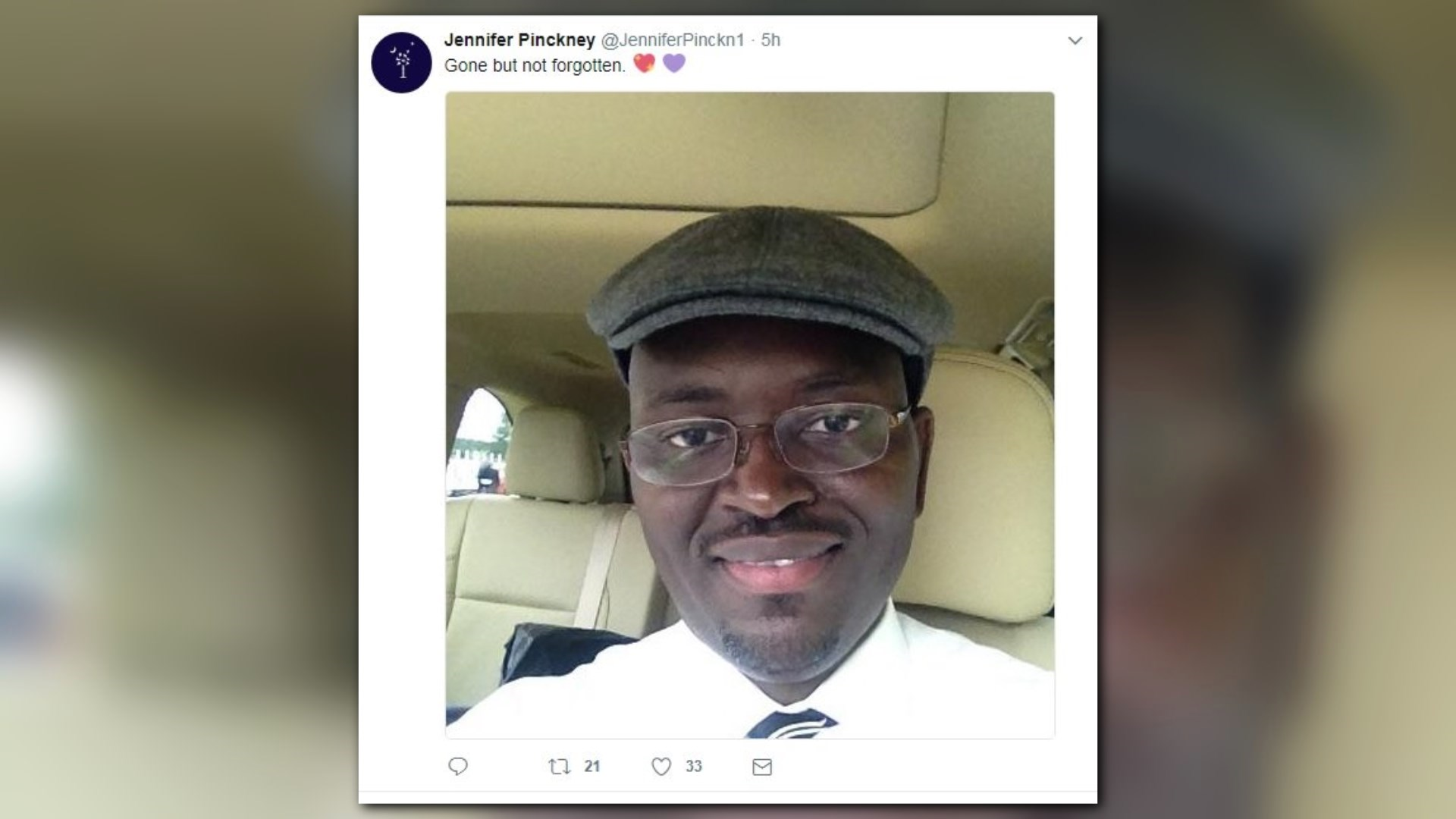 'Gone But Not Forgotten' Says Widow of Slain Pastor | wltx.com